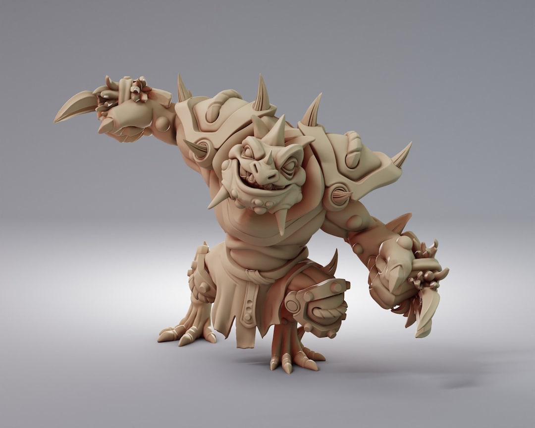 Frogfolk Fighter Resin Miniature Dnd Miniatures Dungeons & Dragons ...