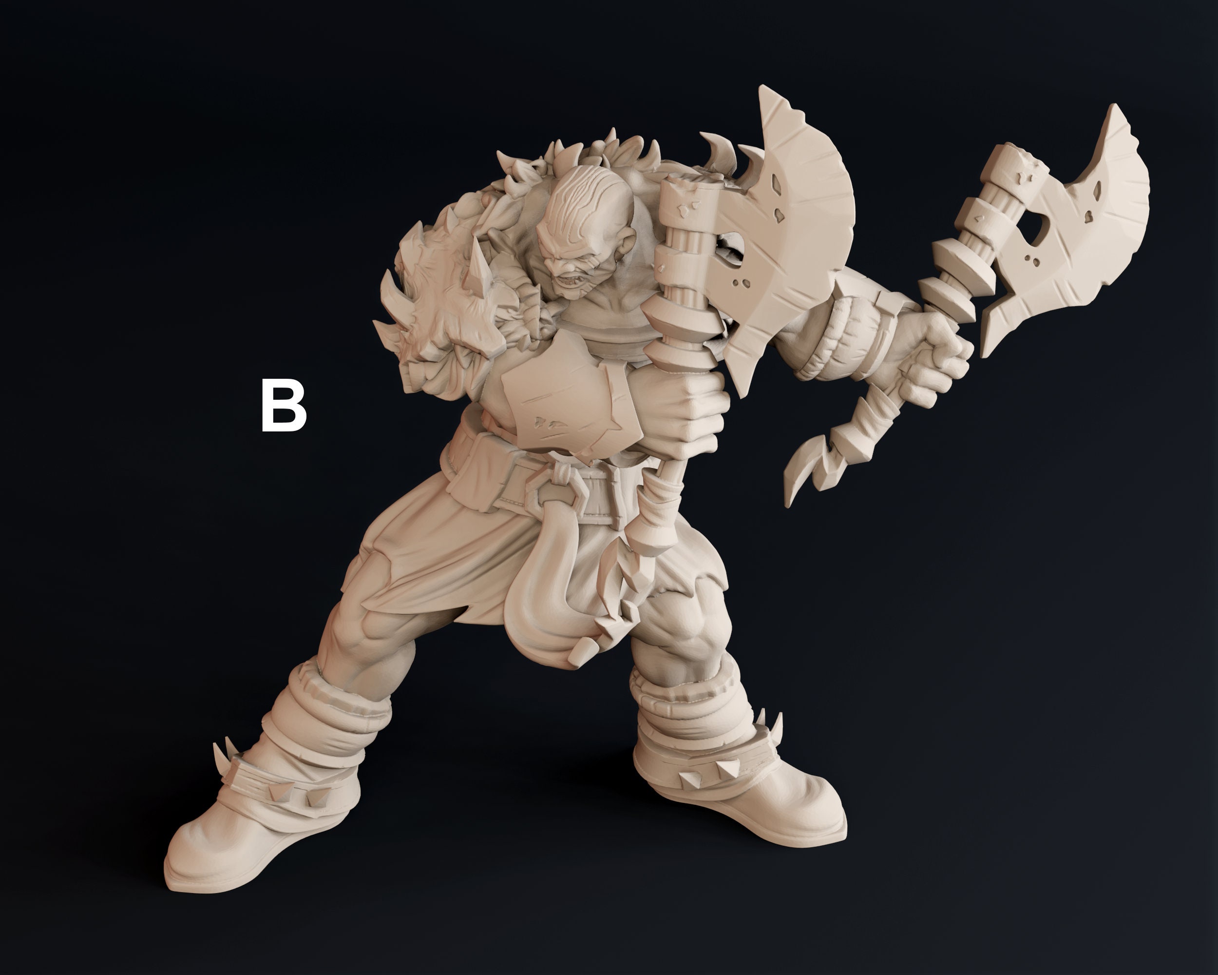 Goliath Barbarian Resin Miniature Dnd Miniatures - Etsy UK