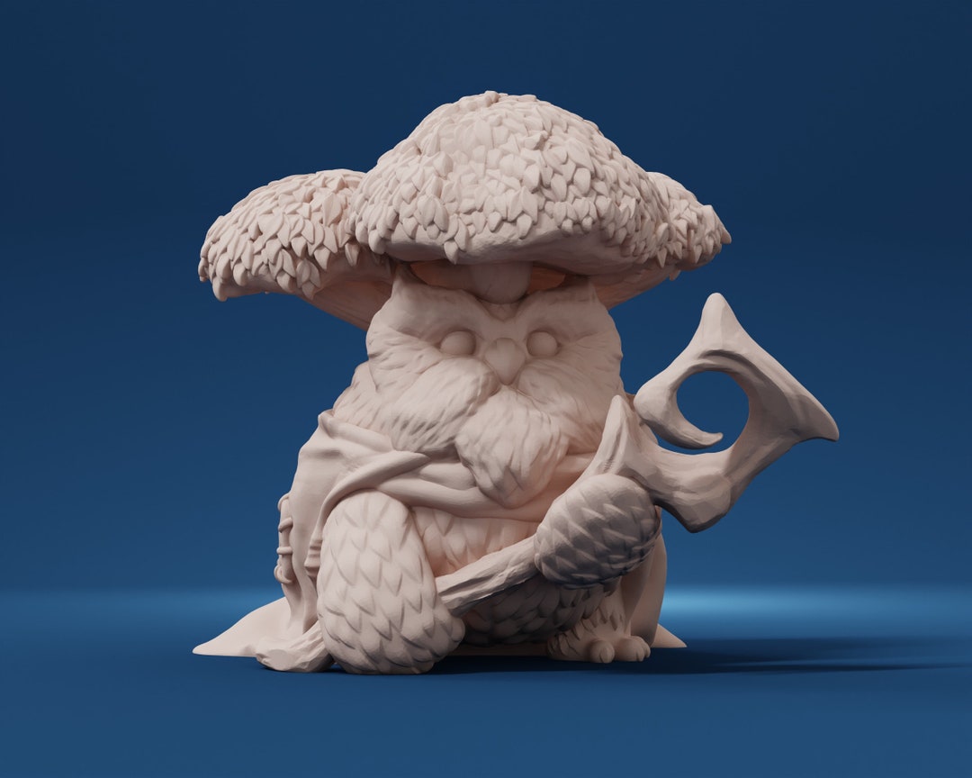 Owlkin Druid - Resin Miniature - Dnd Miniatures - Dungeons & Dragons ...