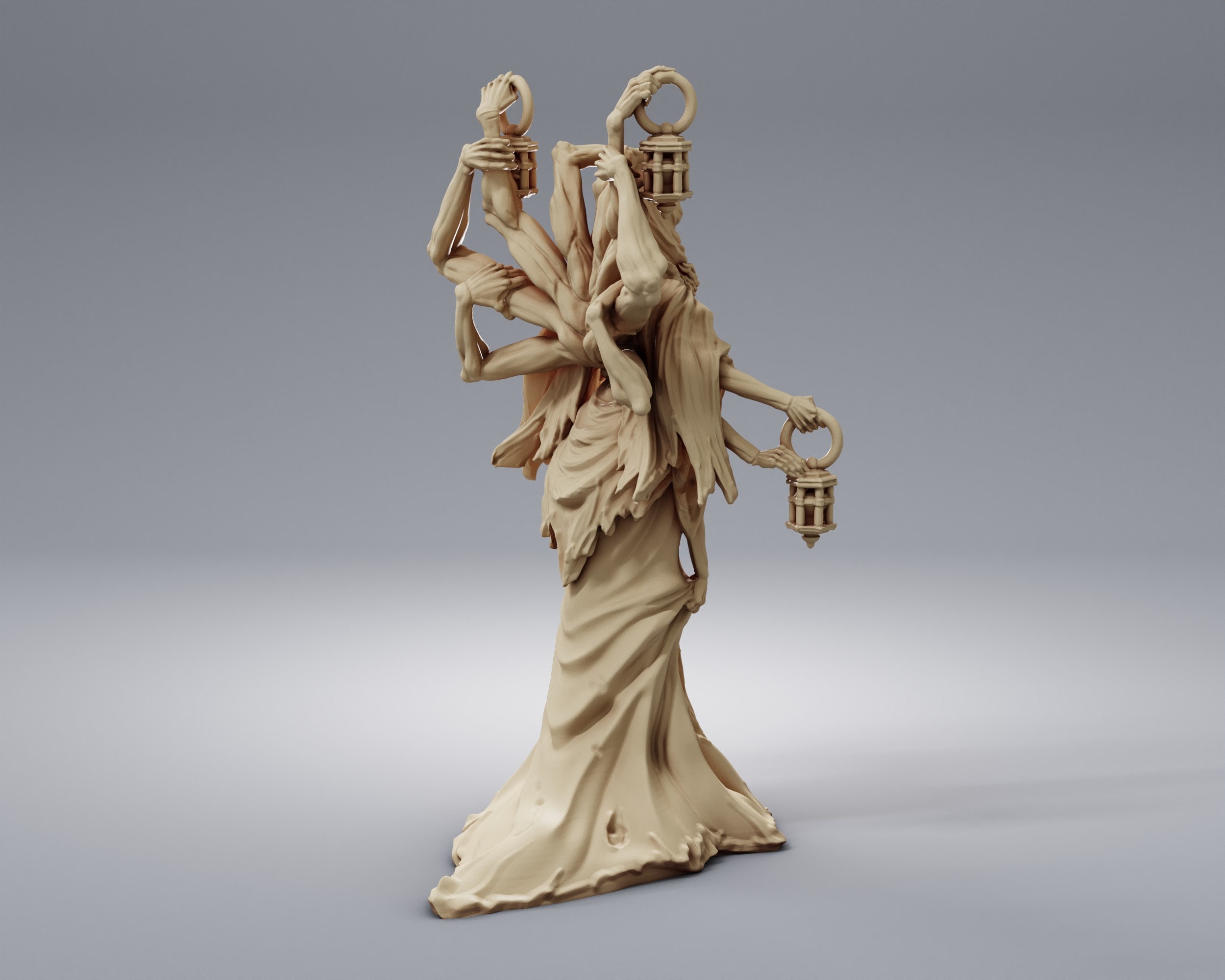 Lady of the Lights - 32mm Resin Miniature Dnd Miniatures Dungeons ...