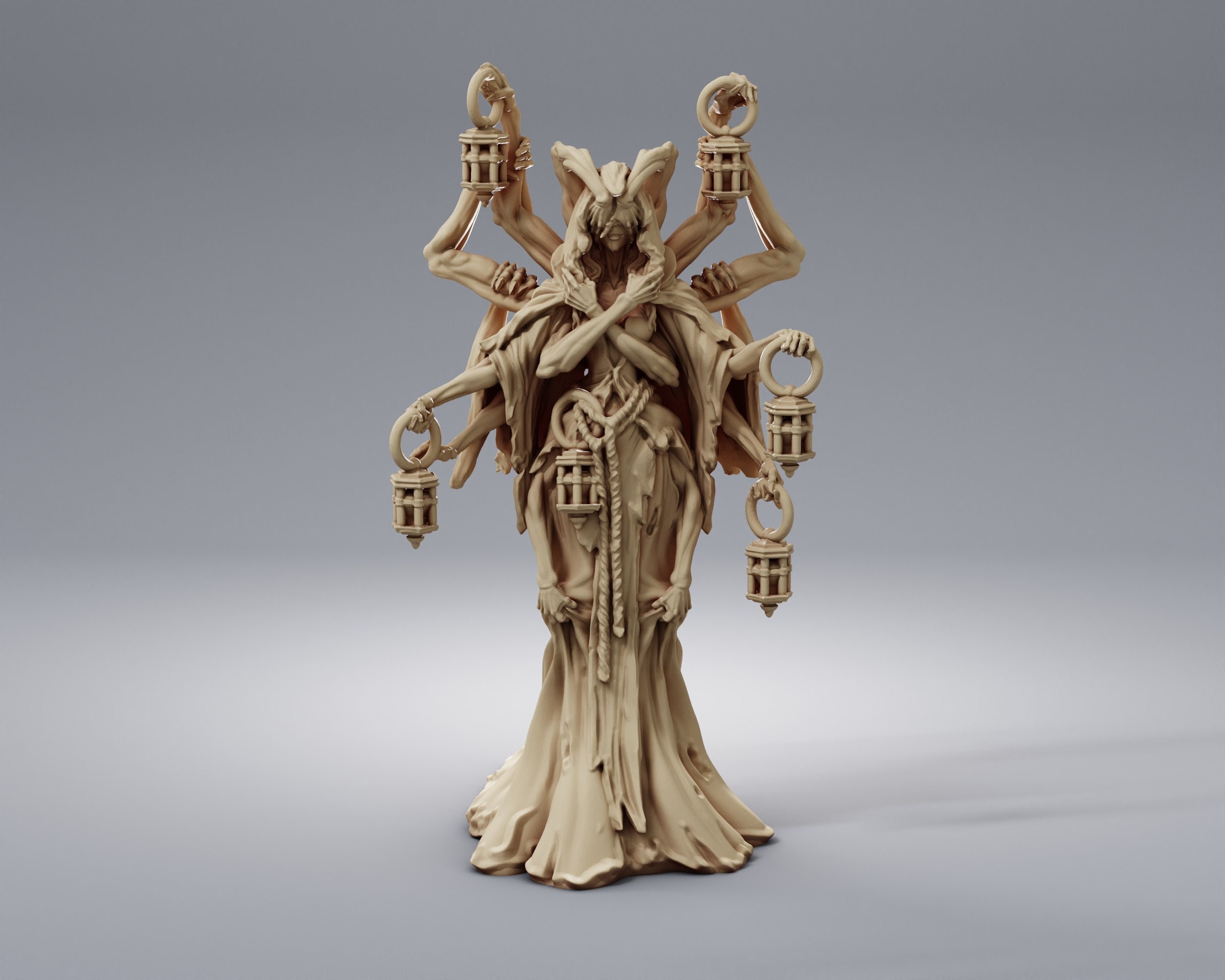 Lady of the Lights - 32mm Resin Miniature Dnd Miniatures Dungeons ...