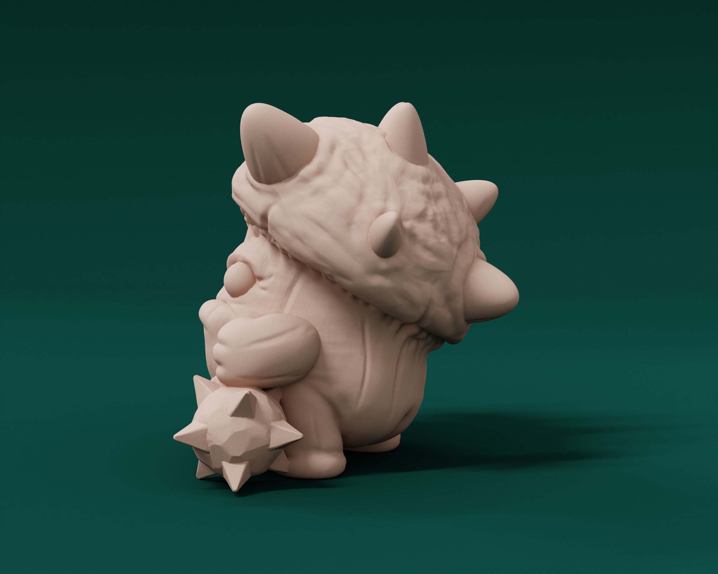 Shroomie Flail - 28mm 32mm D&D Resin Miniature Dungeons and Dragons ...