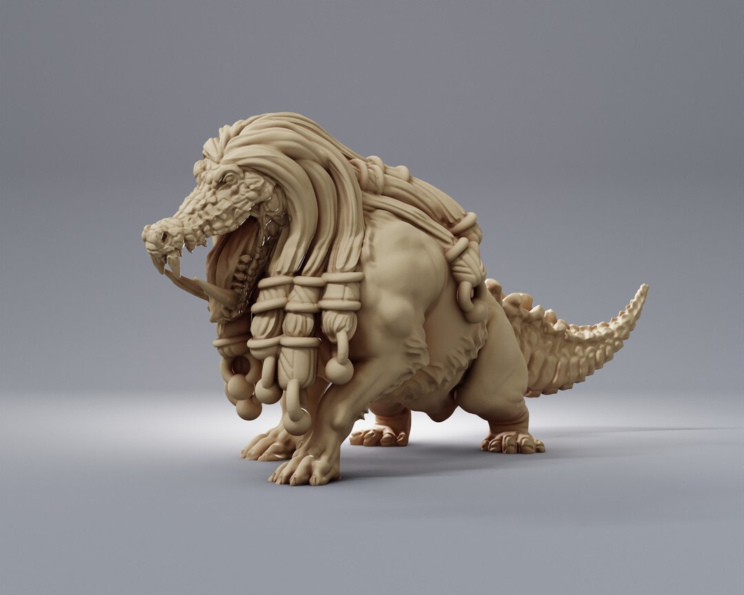 Ammit Devourer - 32mm - Resin Miniature - Dnd Miniatures - Dungeons ...