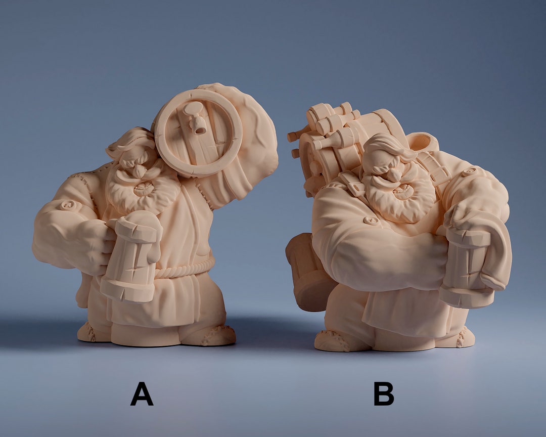 Dwarven Barkeep Resin Miniature Dnd Miniatures Dungeons & Dragons ...