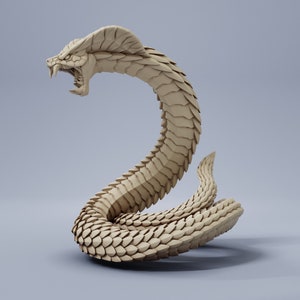 Giant Snake 32mm D&D Resin Miniature Dungeons and Dragons Pathfinder ...
