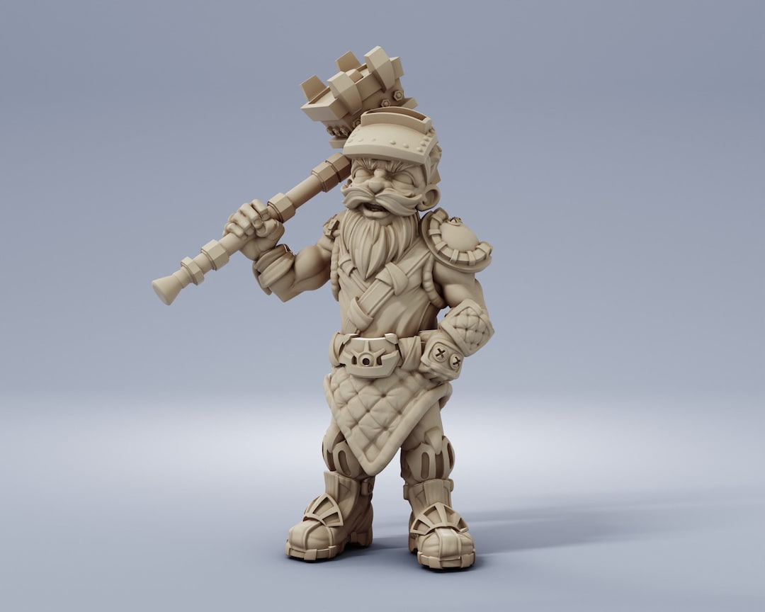 Gnome Artificer - Resin Miniature - Dnd Miniature - Dungeons & Dragons ...