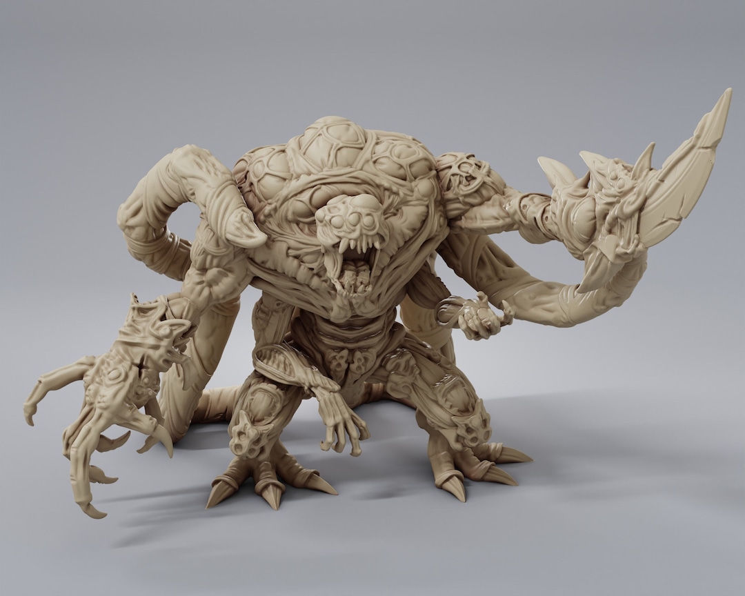 Void Demon Resin Miniature Dnd Miniatures Dungeons & - Etsy