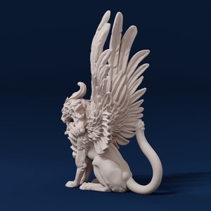 Sphinx - Resin Miniature - Dnd Miniatures - Dungeons & Dragons ...