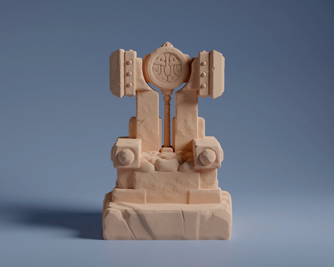 Throne - Resin Miniature - Dnd Miniatures - Dungeons & Dragons ...