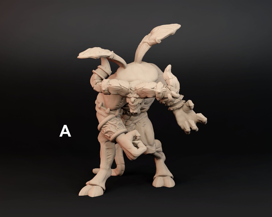 Bull Demon Resin Miniature Dnd Miniatures Dungeons & Dragons Miniatures ...