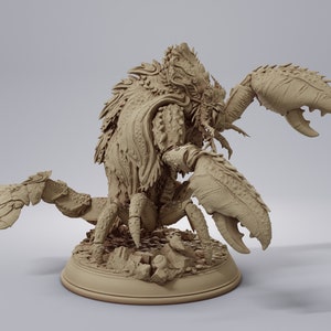 Giant Crab Monster - 32mm Resin Miniature Dnd Miniatures Dungeons ...