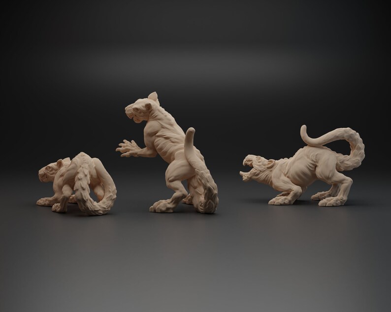 Dire Rat 3D Printed Miniature Model for Dnd and Roleplaying | Etsy