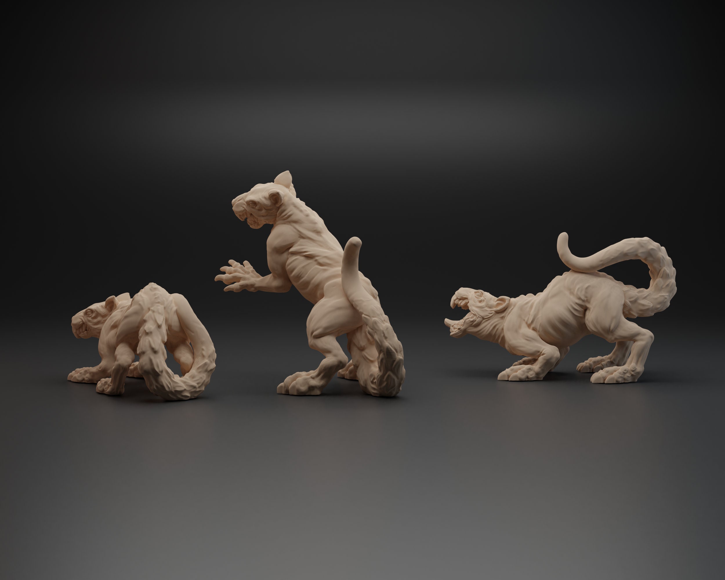 Dire Rat 3D Printed Miniature Model for Dnd and Roleplaying | Etsy