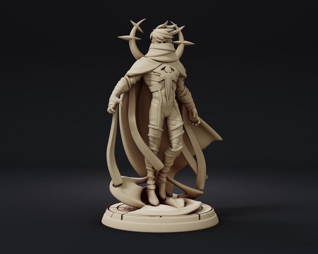 Caped Superhero - 28mm 32mm Resin Miniature - Dnd - Dungeons & Dragons ...