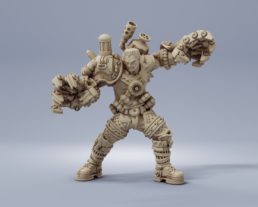 Cyborg Goliath Resin Miniature Dnd Miniatures Dungeons & Dragons ...