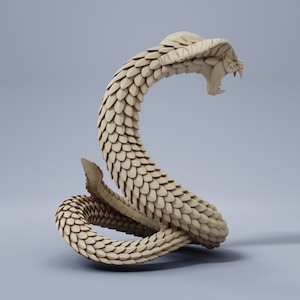Giant Snake 32mm D&D Resin Miniature Dungeons and Dragons Pathfinder ...