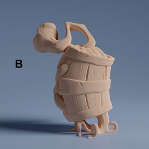 Barrel Mimic Resin Miniature Dnd Miniatures Dungeons & - Etsy