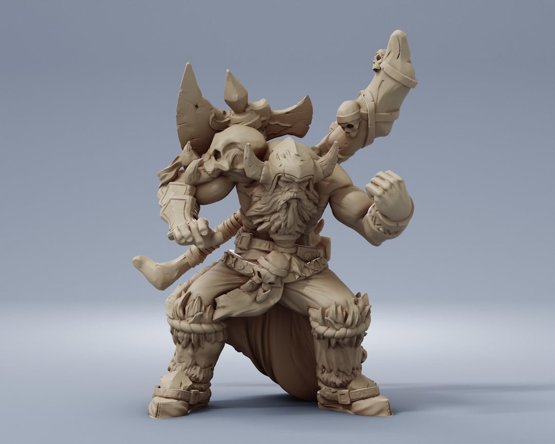 Hill Giant - Resin Miniature - Dnd Miniatures - Dungeons & Dragons ...