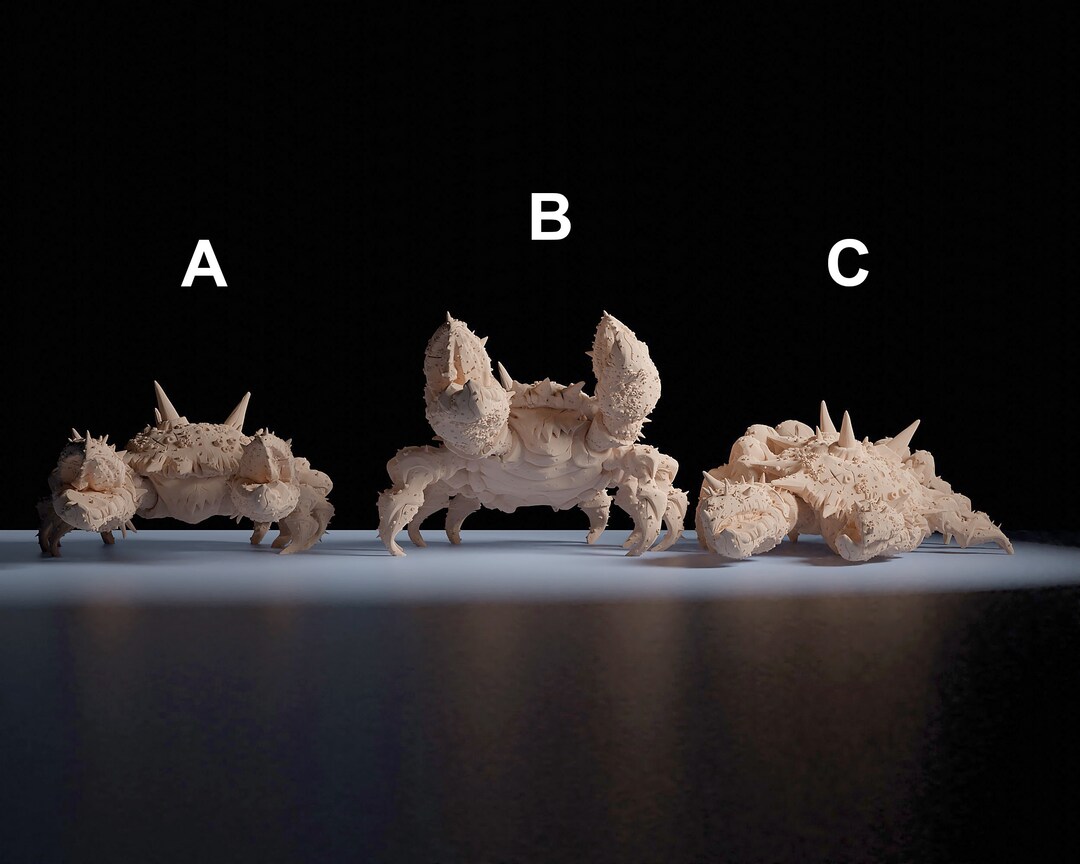 Giant Crab Resin Miniature Dnd Miniatures Dungeons & Dragons Miniatures ...