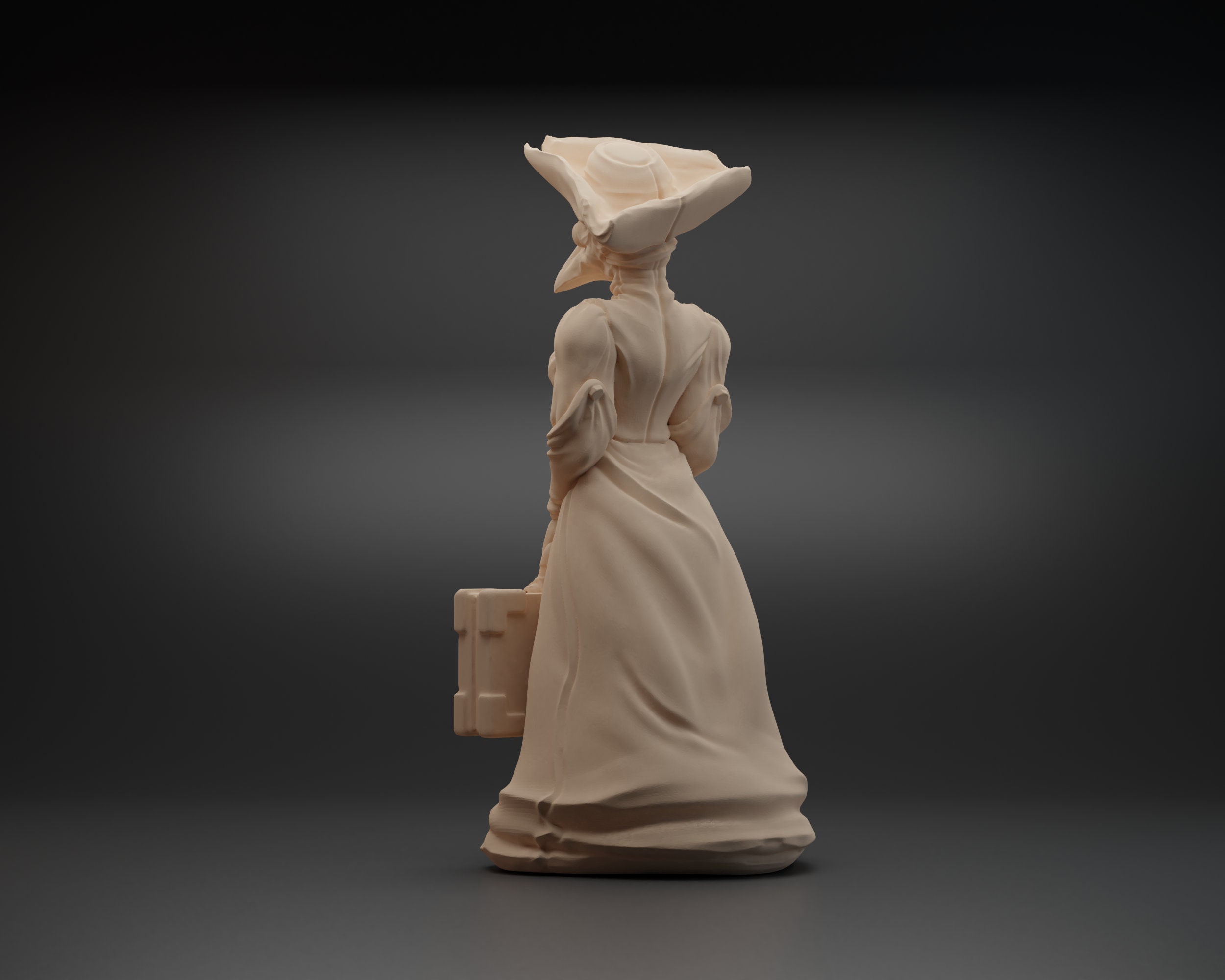 Plague Doctor 3D Printed Miniature Model for Dnd and - Etsy