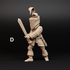 Squire Resin Miniature Dnd Miniatures Dungeons & Dragons Miniatures ...