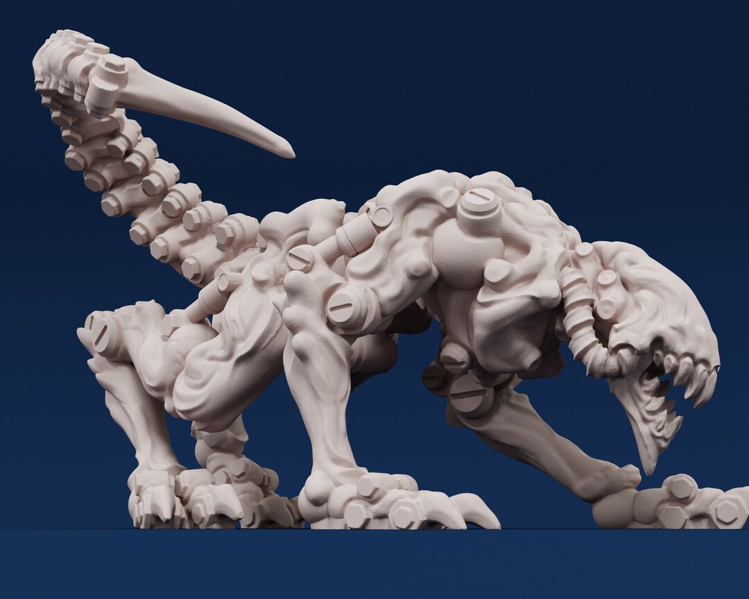 Steel Predator Resin Miniature Dnd Miniatures Dungeons & - Etsy