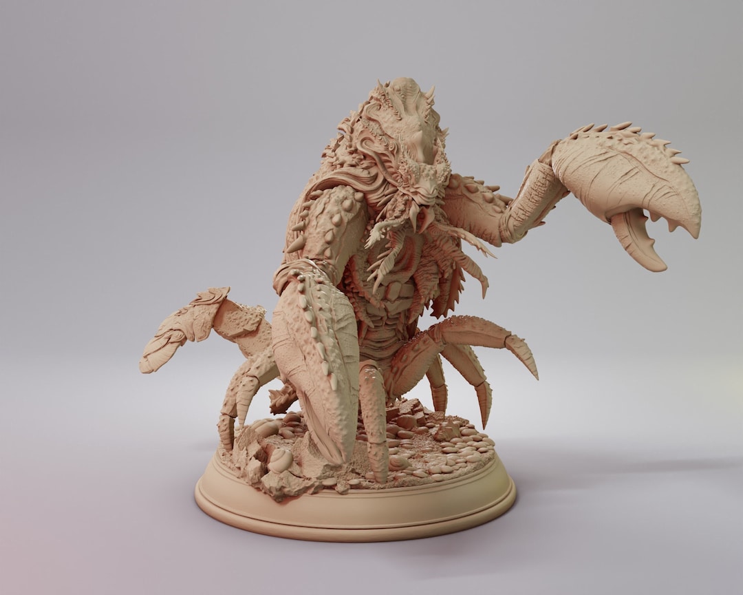 Giant Crab Monster 32mm Resin Miniature Dnd Miniatures - Etsy