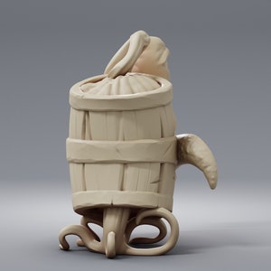 Barrel Mimic Resin Miniature Dnd Miniatures Dungeons & Dragons ...