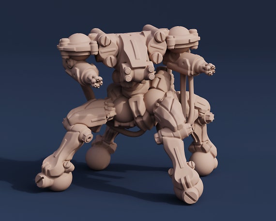 Heavy Mech 3D Printed Miniature Model Roleplaying Games - Etsy