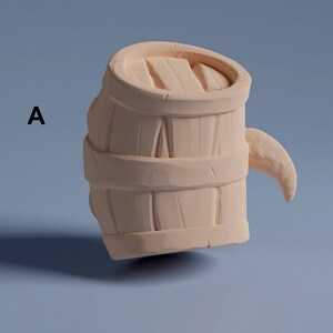 Barrel Mimic Resin Miniature Dnd Miniatures Dungeons & - Etsy