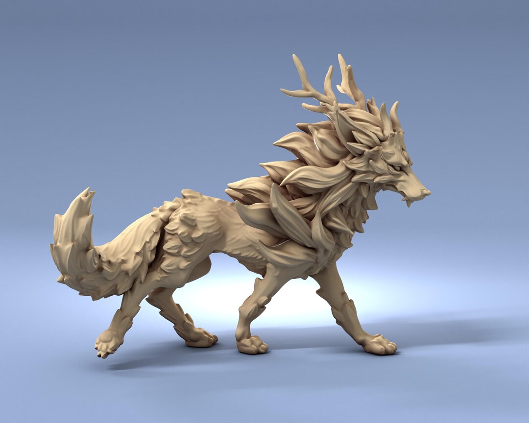 Wolf Water Elemental - 28mm 32mm Resin Miniature - Dnd - Dungeons ...