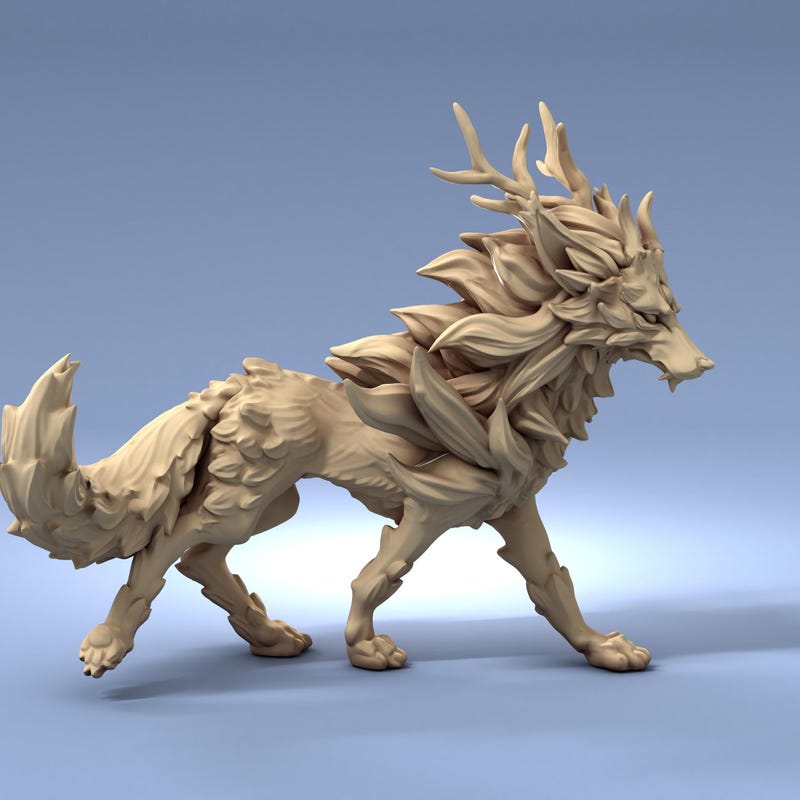 28mm Miniature Wolf Heads - Etsy