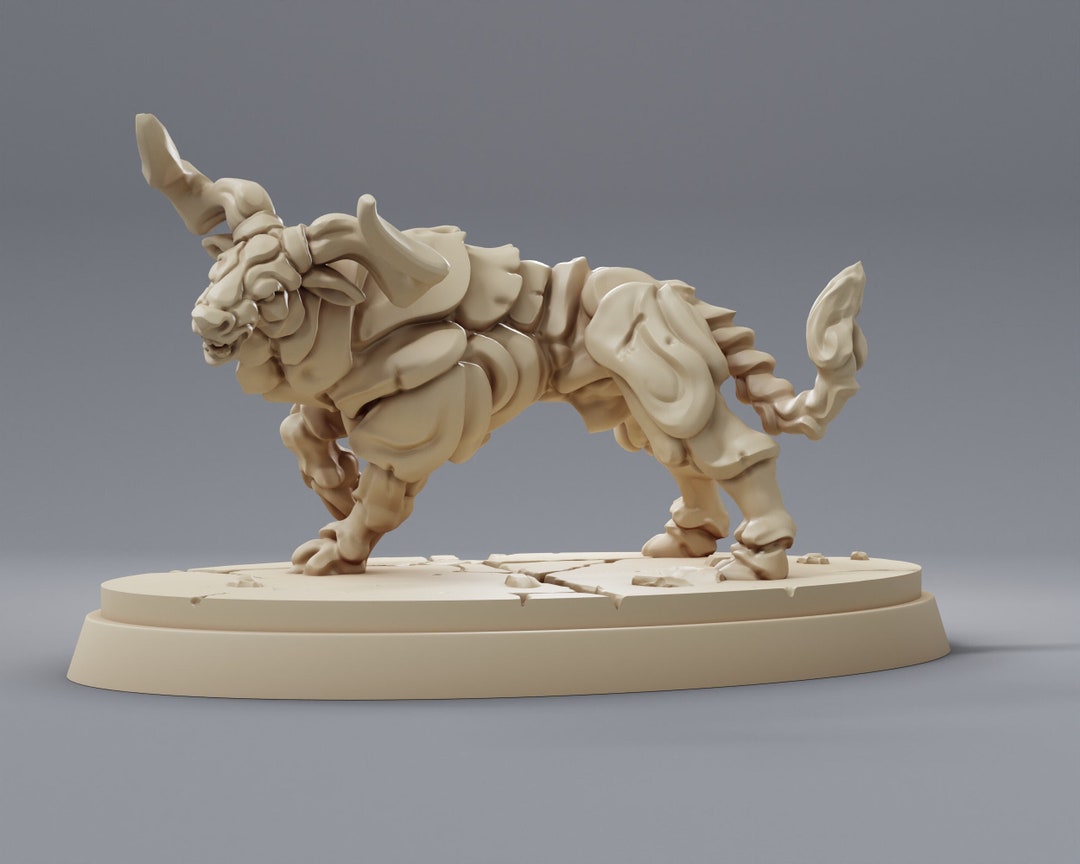Gorgon - 3D Printed Miniature Model for Dnd and Roleplaying Games ...