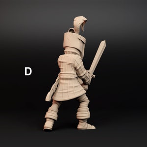 Squire Resin Miniature Dnd Miniatures Dungeons & Dragons Miniatures ...