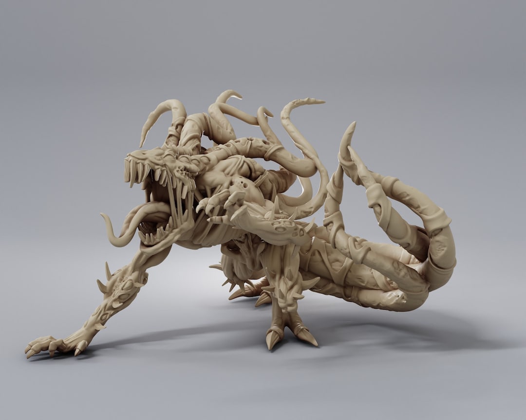 Void Demon Dark Stalker - Resin Miniature - Dnd Miniatures - Dungeons ...