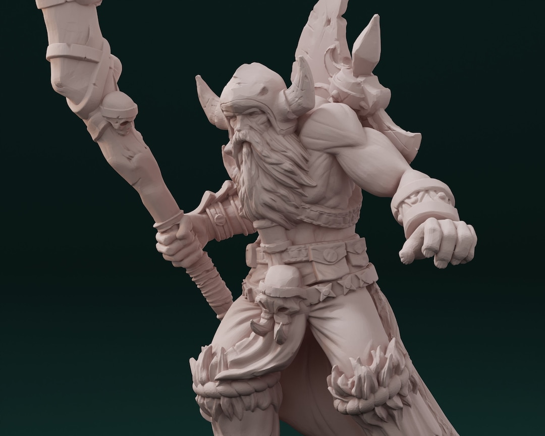 Hill Giant Resin Miniature Dnd Miniatures Dungeons & Dragons Miniatures ...