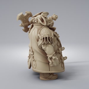 Giff Fighter Hippo Warrior 32mm D&D Resin Miniature Dungeons and ...