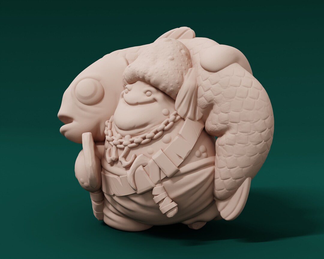 Shroomie Fisherman - Resin Miniature - Dnd Miniatures - Dungeons ...