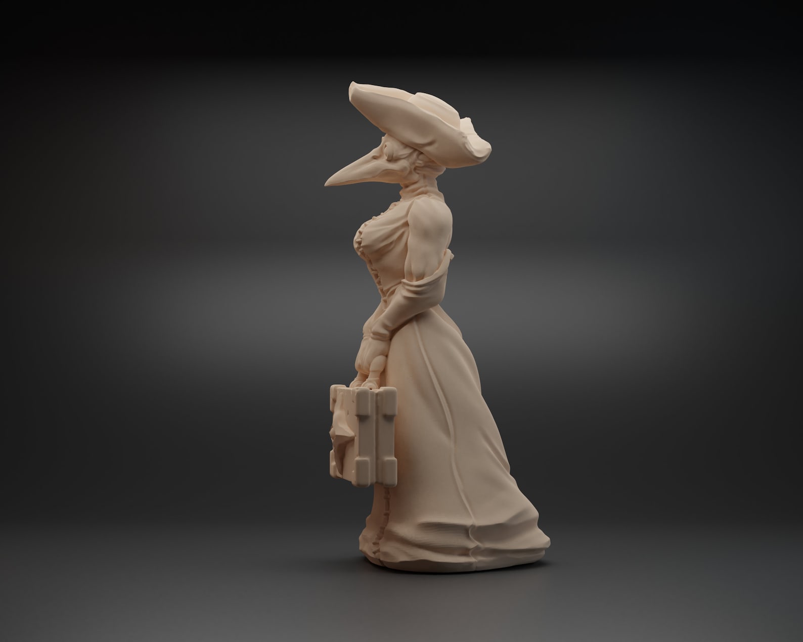 Plague Doctor 3D Printed Miniature Model for Dnd and - Etsy