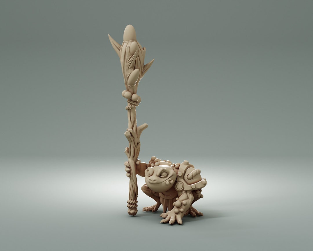 Frogfolk Squire - Resin Miniature - Dnd Miniatures - Dungeons & Dragons ...