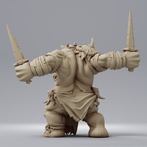 Giff Hippo Savage Warrior 32mm D&D Resin Miniature Dungeons and Dragons ...