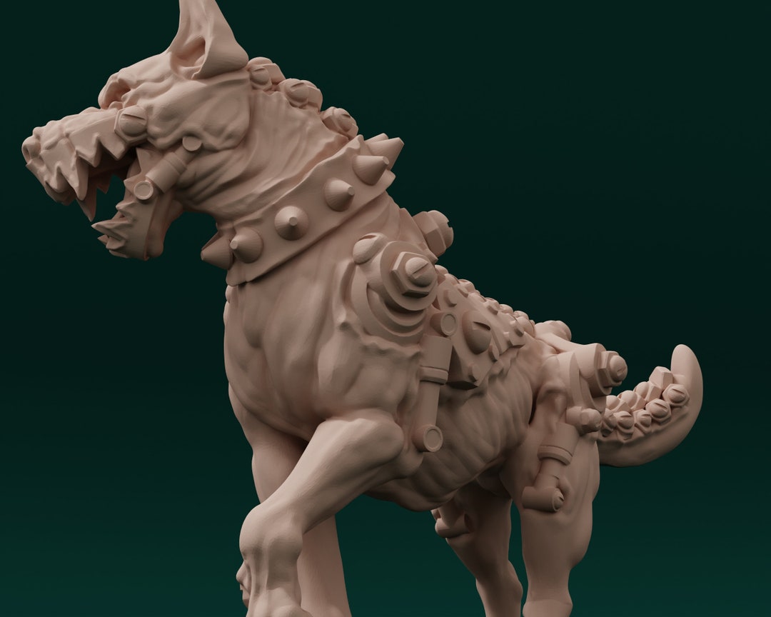 War Dog - Resin Miniature - Dnd Miniatures - Dungeons & Dragons ...