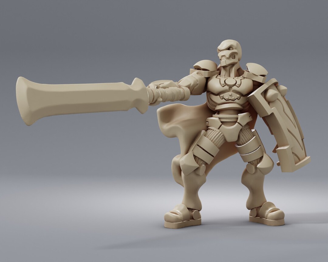 Warforged 32mm D&D Resin Miniature Dungeons and Dragons Pathfinder RPG Roleplaying - Etsy