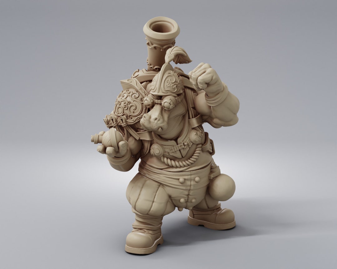 Giff Bomber Blasting Demolish 32mm D&D Resin Miniature Dungeons and ...