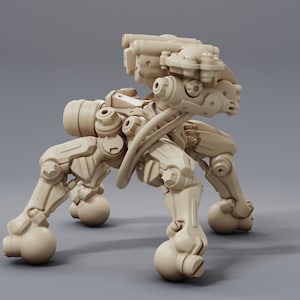 Heavy Mech - 3D Printed Miniature Model - Roleplaying Games - Tabletop ...