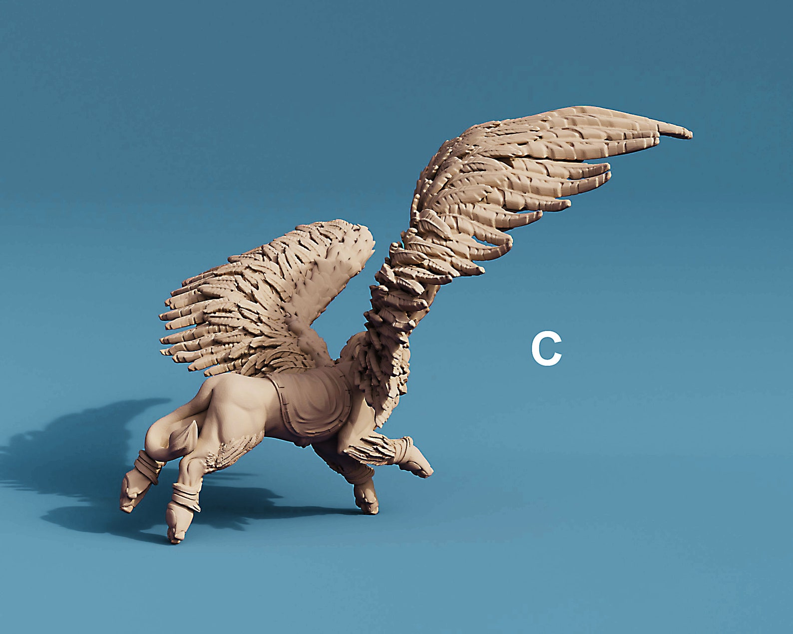 Winged Lion Resin Miniature Dnd Miniatures Dungeons & | Etsy