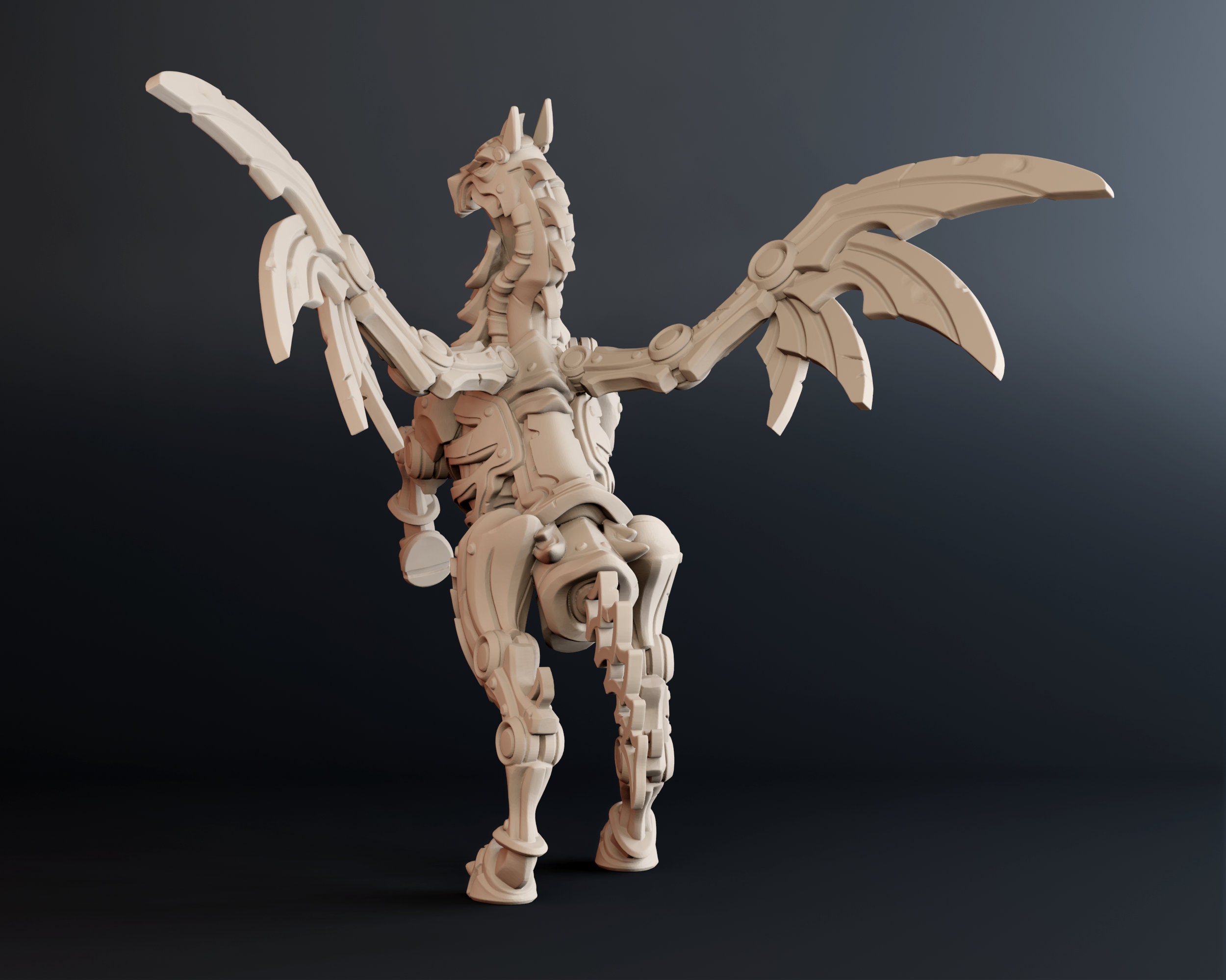 Pegasus Construct Resin Miniature Dnd Miniatures | Etsy