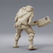 Zombie Butcher 3D Printed Miniature Model for Dnd and Roleplaying Games ...