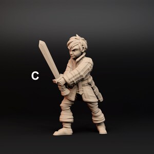 Squire Resin Miniature Dnd Miniatures Dungeons & Dragons Miniatures ...