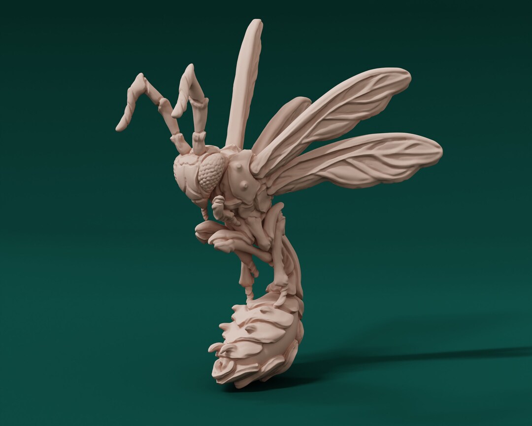 Fire Wasp -32mm D&D Resin Miniature Dungeons and Dragons Pathfinder RPG ...
